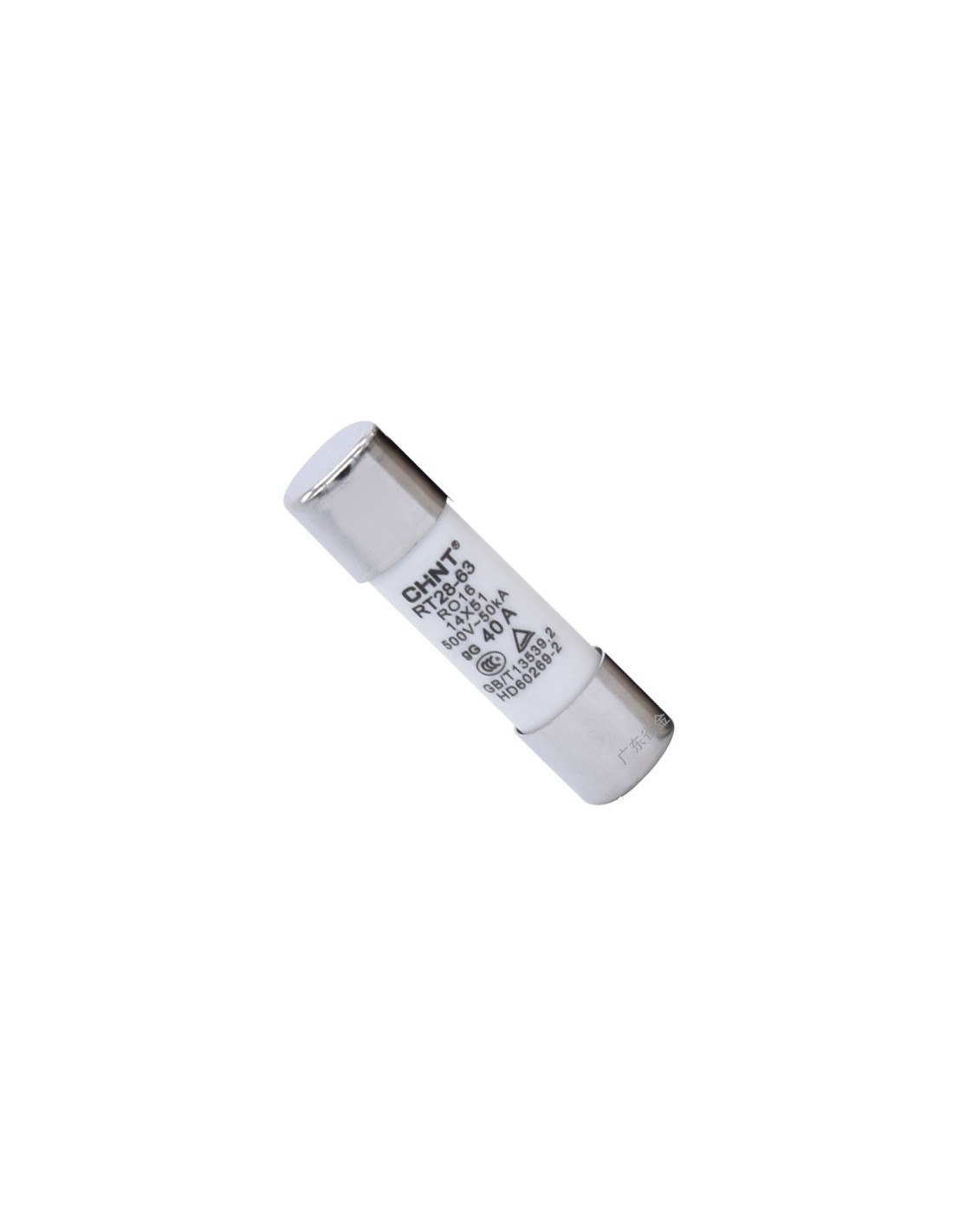 Fusible Cylindrique 10X38 RT28-63 40A gG CHINT